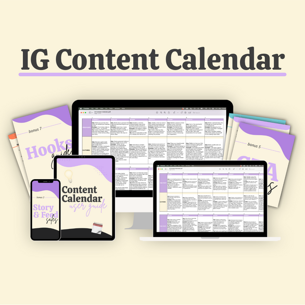 IG Content Calendar – Daniela Queiroz