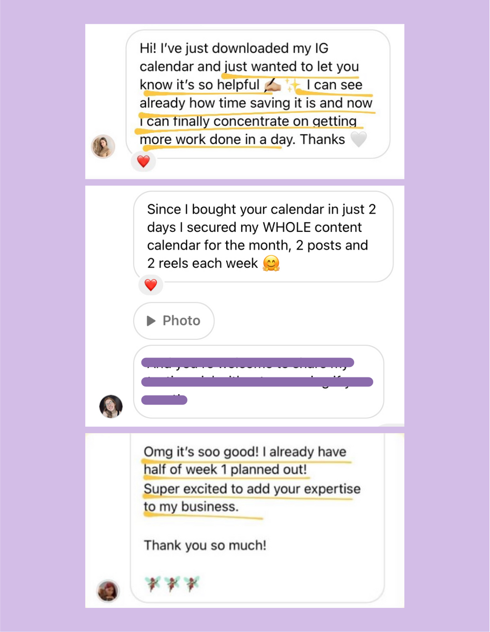 IG Content Calendar – Daniela Queiroz