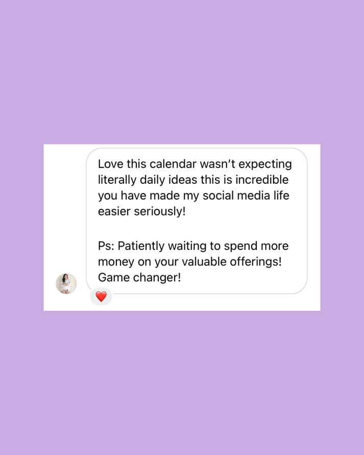 IG Content Calendar – Daniela Queiroz