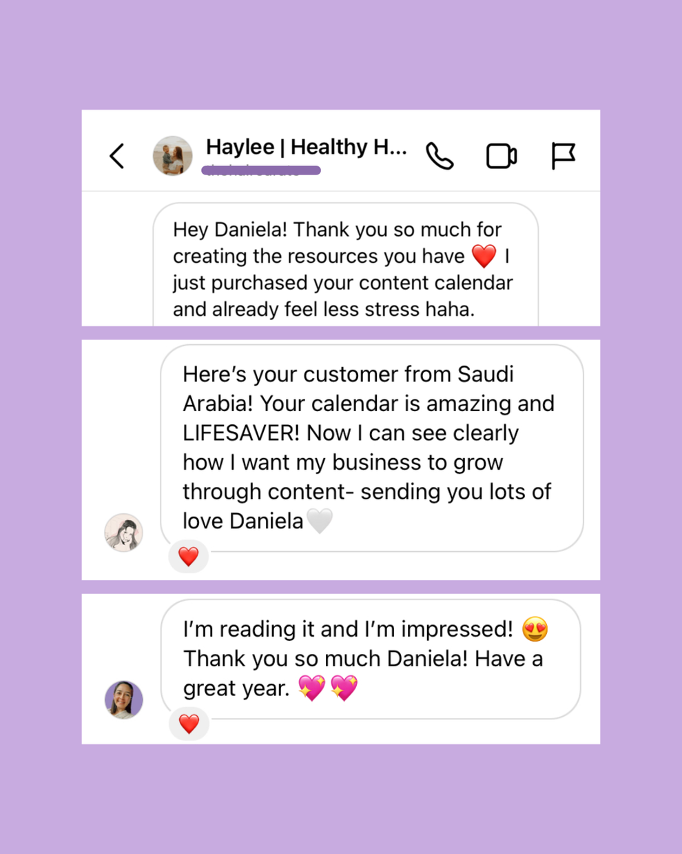 IG Content Calendar – Daniela Queiroz